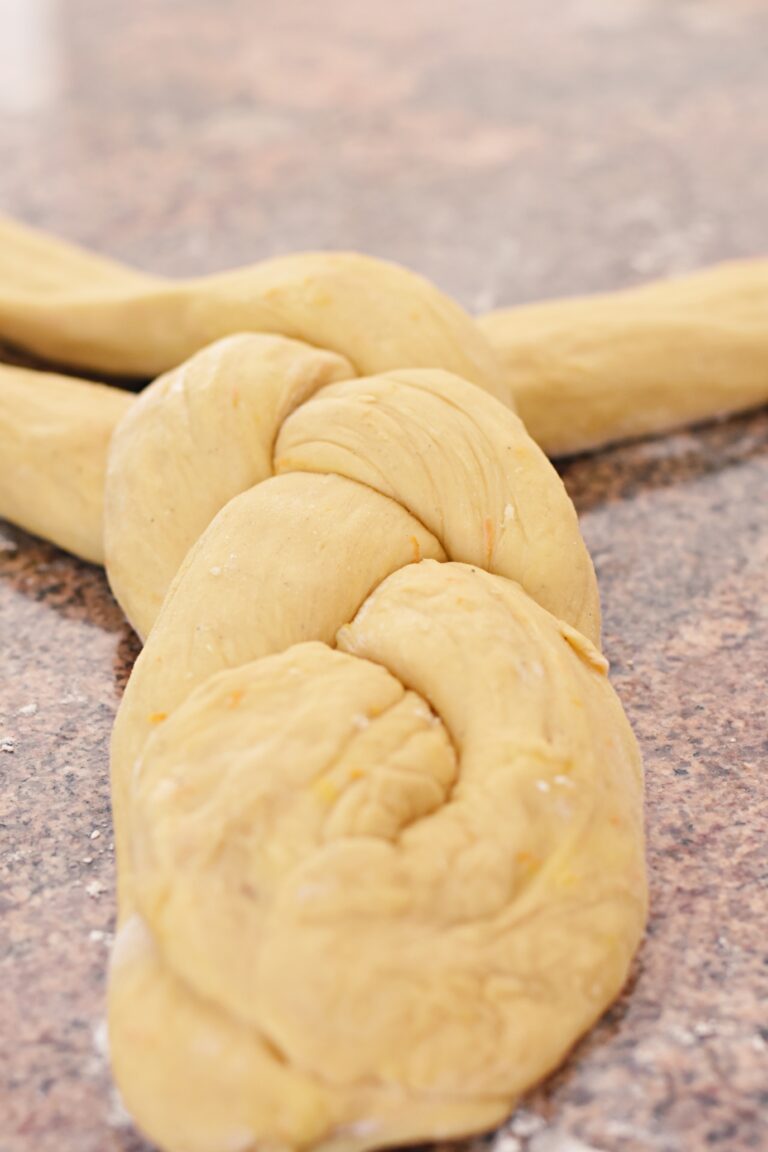 Braided Easter Bread with Orange and Cardamom - elkeliving.com