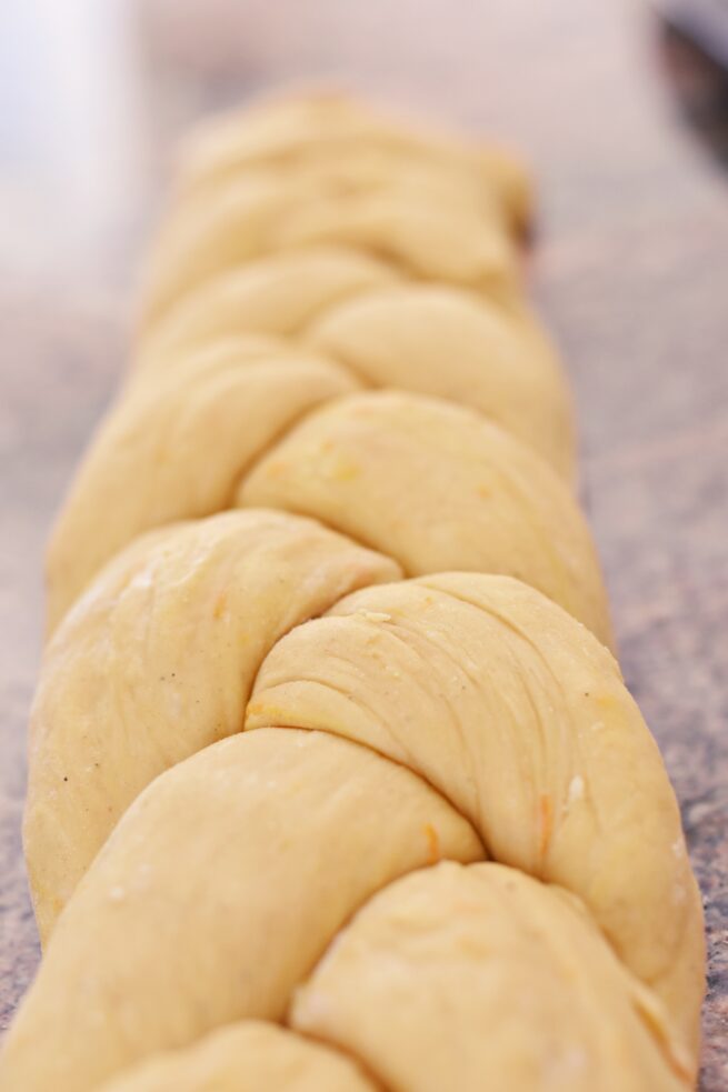 Braided Easter Bread with Orange and Cardamom - elkeliving.com