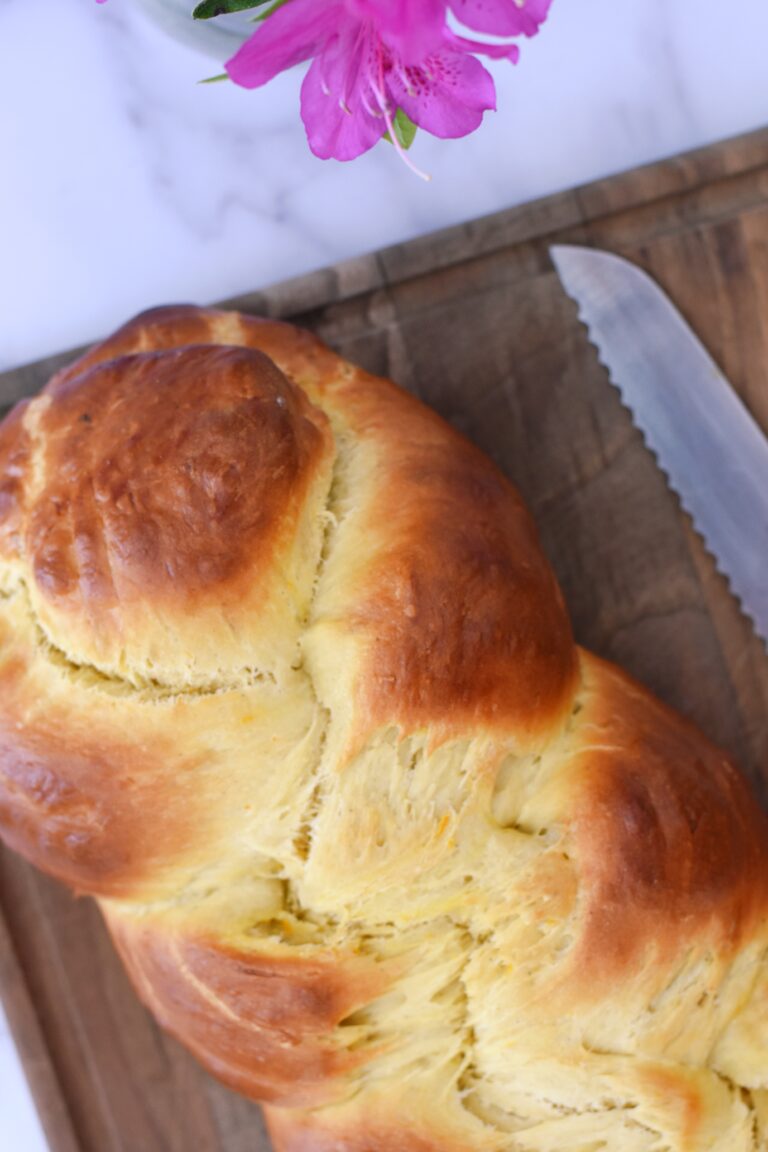 Braided Easter Bread with Orange and Cardamom - elkeliving.com