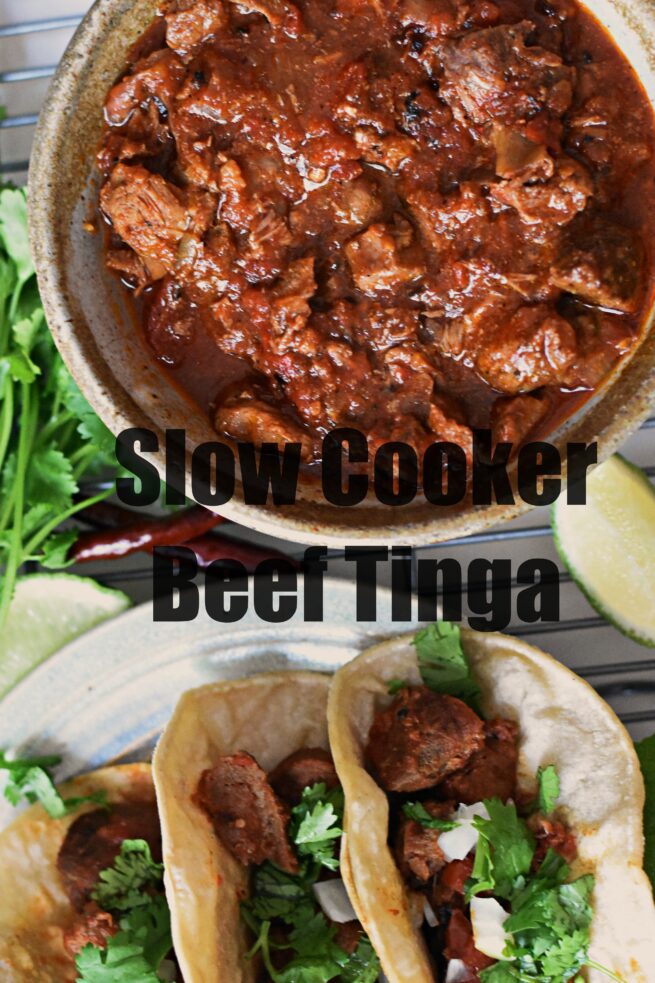 Slow Cooked Beef Tinga Tacos - elkeliving.com