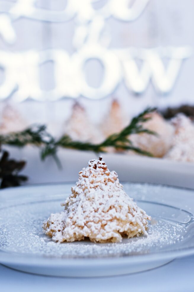 Christmas Coconut Macaroons - vegan- elkeliving.com