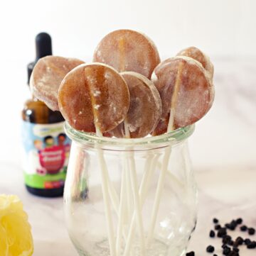 Homemade lollipops | Immune boosting | elkeliving.com