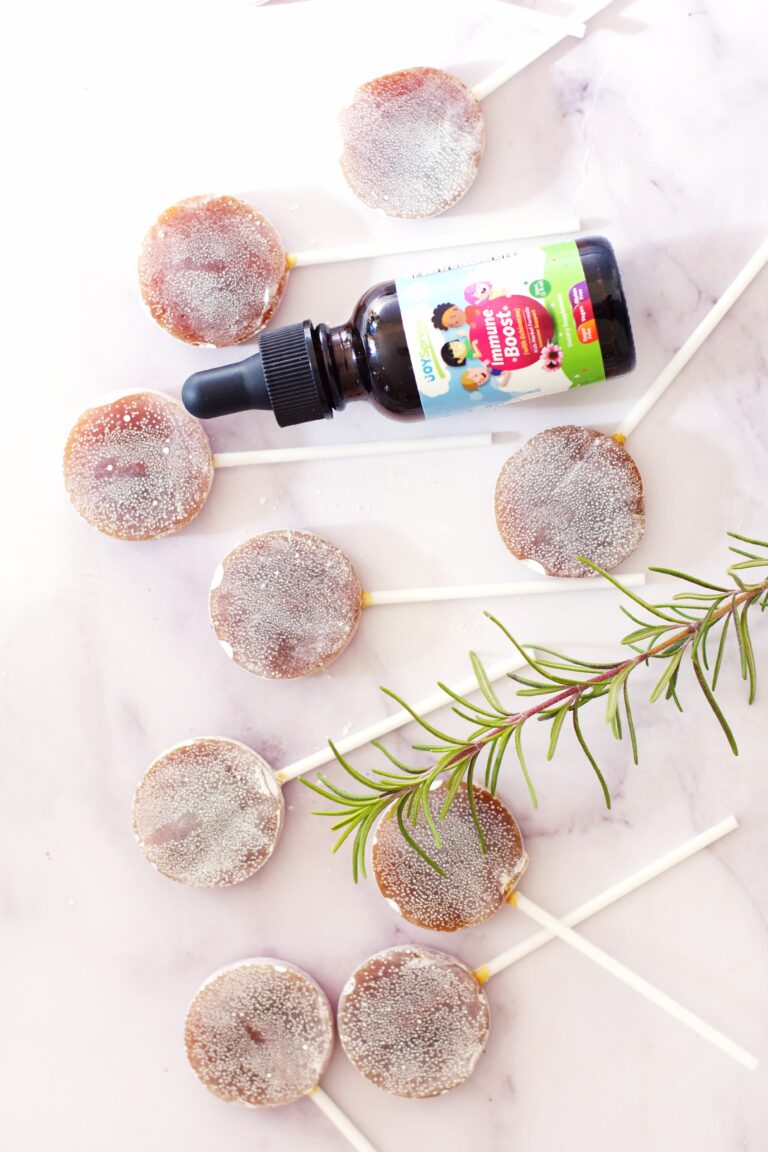Homemade lollipops | Immune boosting | elkeliving.com