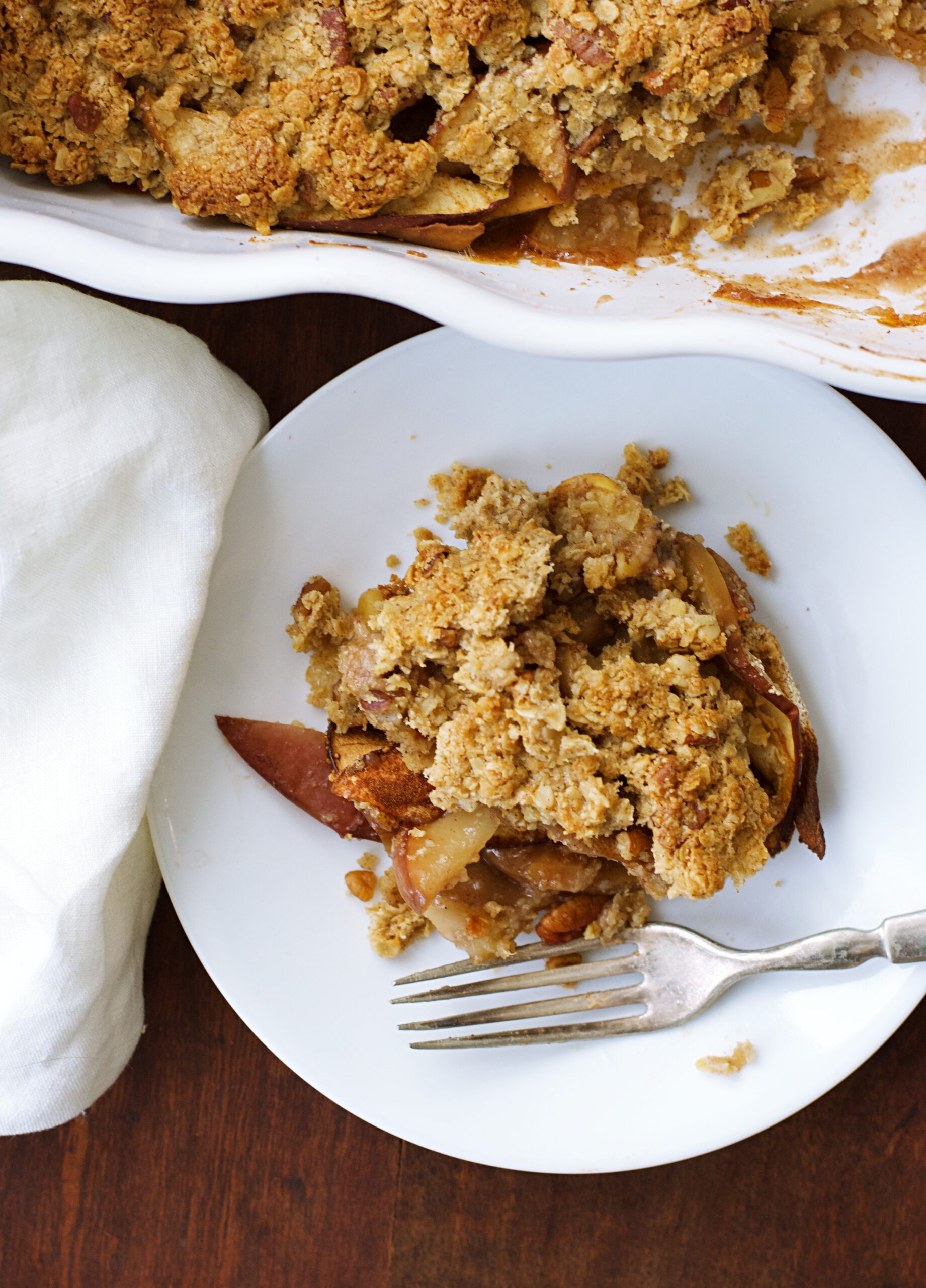 Healthy Apple Crumble - Elke Living